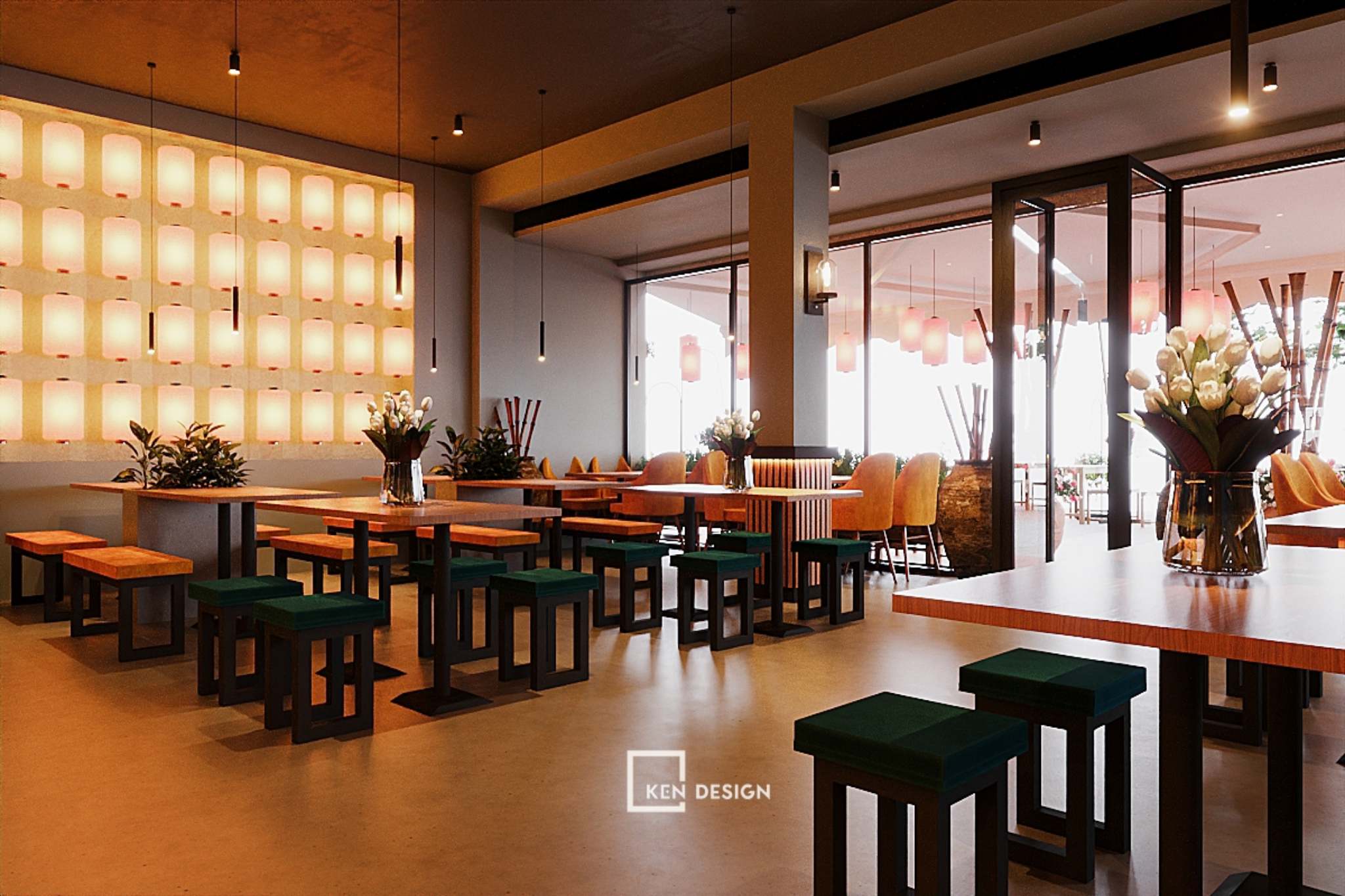 Thiết kế nhà hàng chay tại Cộng Hòa Liên Bang Đức | Kendesign